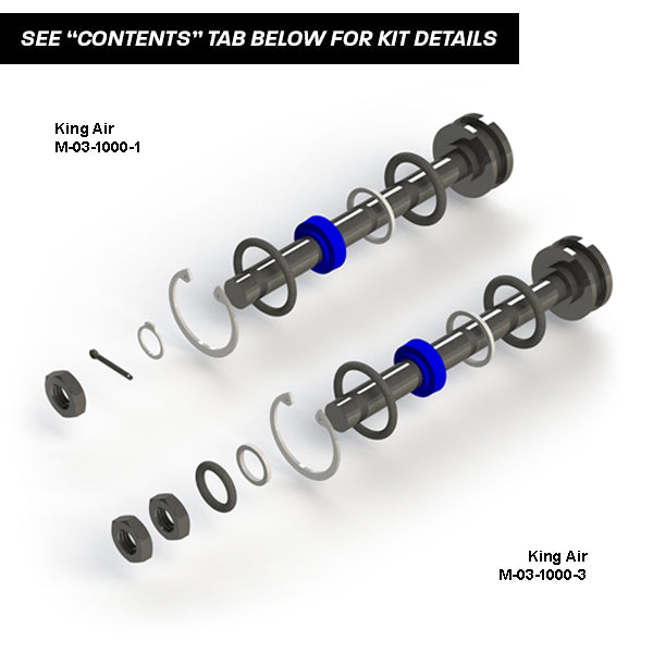 King Air Beech Brake Master Cylinder Upgrade/Repair Kit - Marsh ...